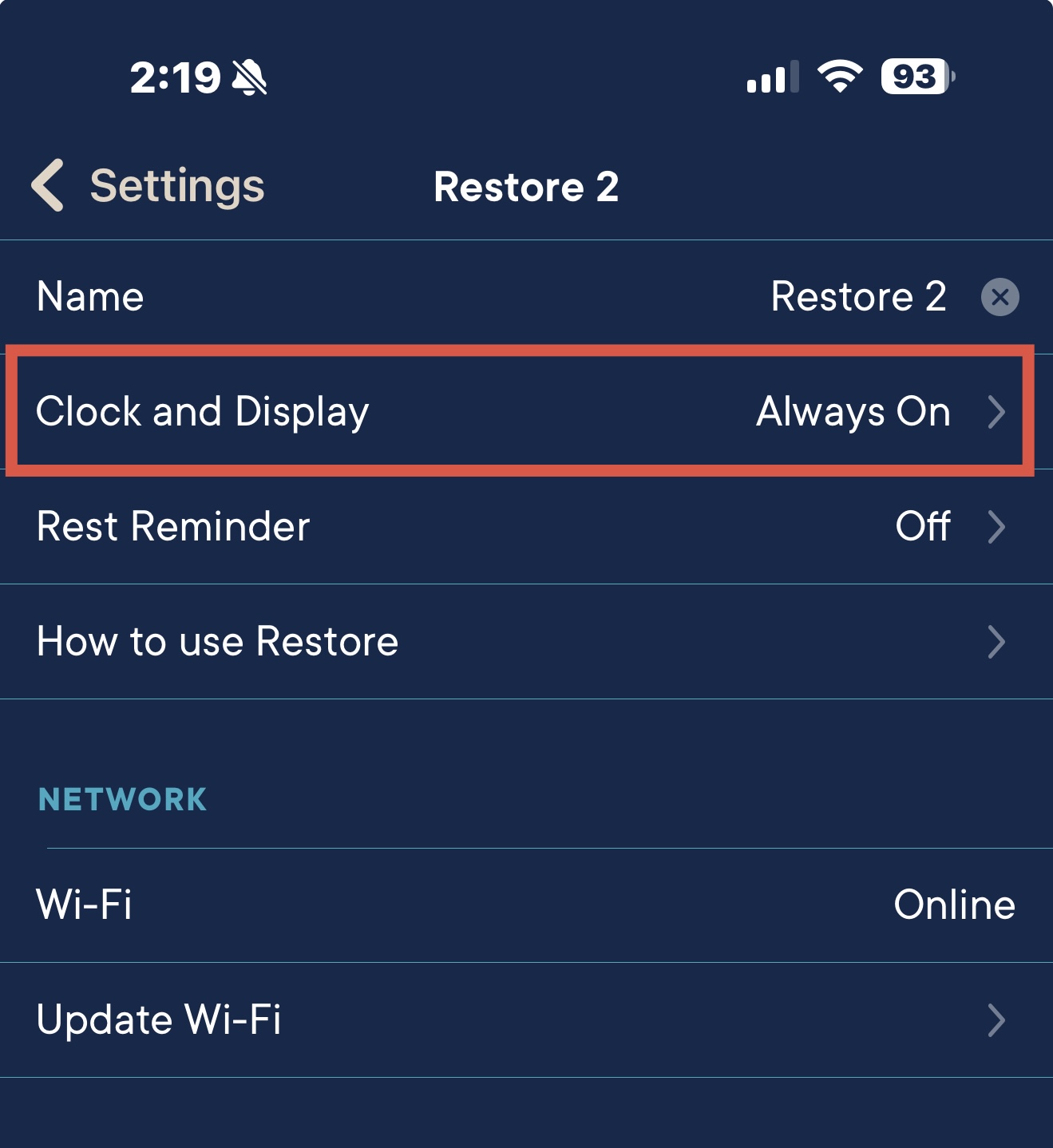 How do I adjust the clock display? – Hatch Support